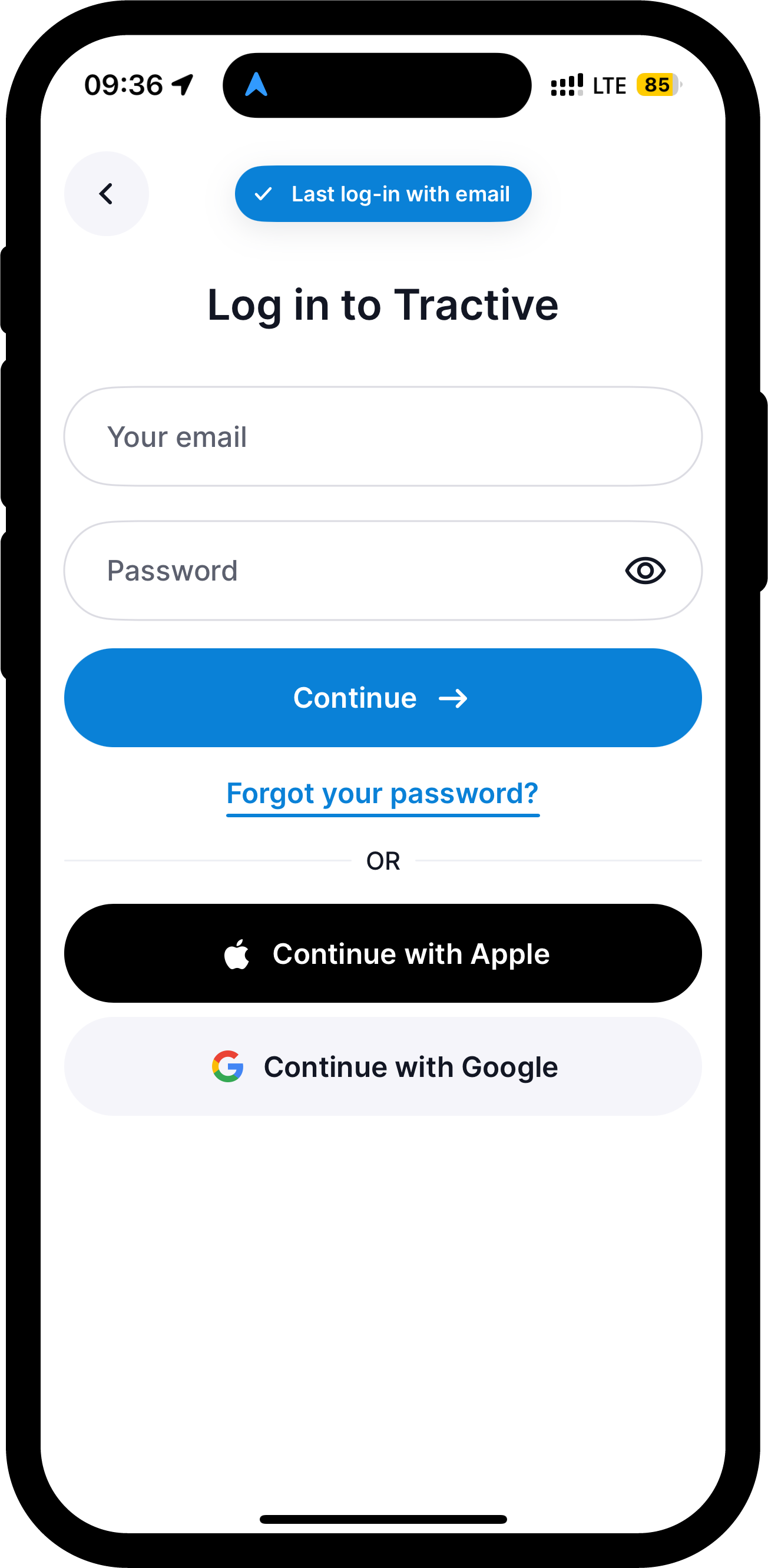 How to log in/out of the app – Tractive Help Center